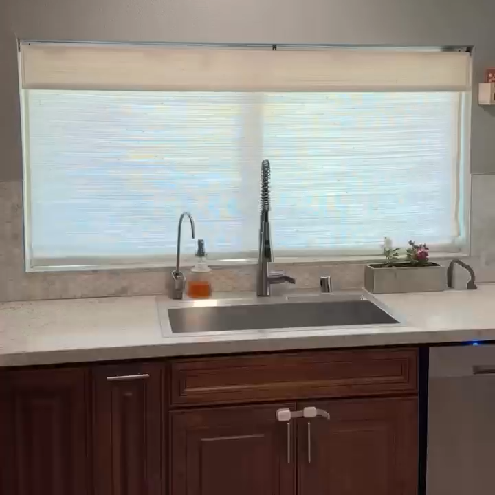 Tailor Woven Bamboo Blinds & Shades|Rattan White – TailorVibe